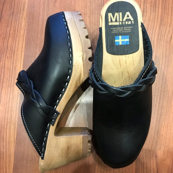 MIA | Shoes | Original Swedish Elsa Clogs By Mia In Black | Poshmark